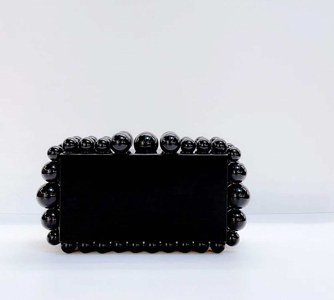 Yendi Black Clutch - Yendi leopard Clutch and hard to the touch ...